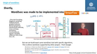 Word2vec ultimate beginner | PPT