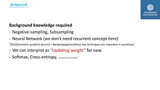 Word2vec ultimate beginner | PPT