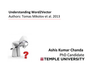 Word 2 vector | PPT