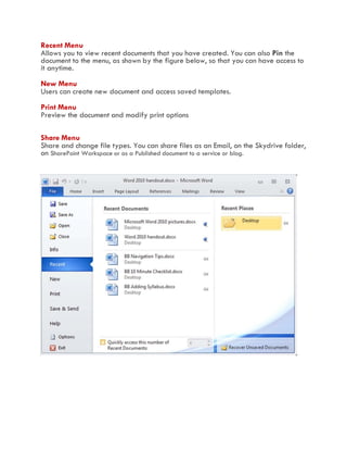 MS Word 2010 tutorial 3 | PDF | Operating Systems | Computer Software and Applications