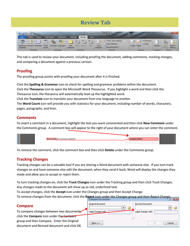MS Word 2010 tutorial 6 | PDF