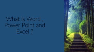 Word and power point | PDF