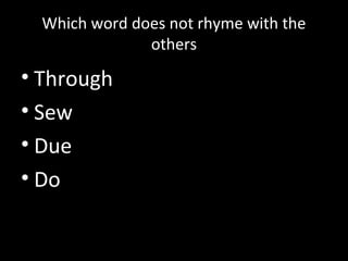 Word and sentence stress | PPT