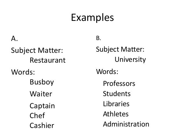 Word Association word-association