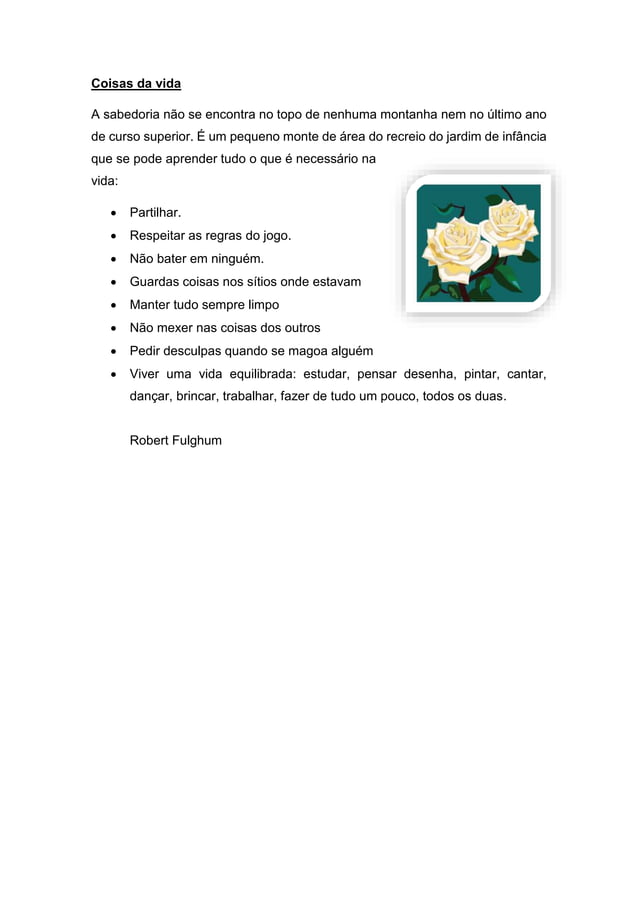 Exercicios de Word Básico para a aulas de informatica Basica | DOCX