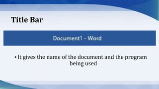 WordBasics basics of computer word basics .pptx