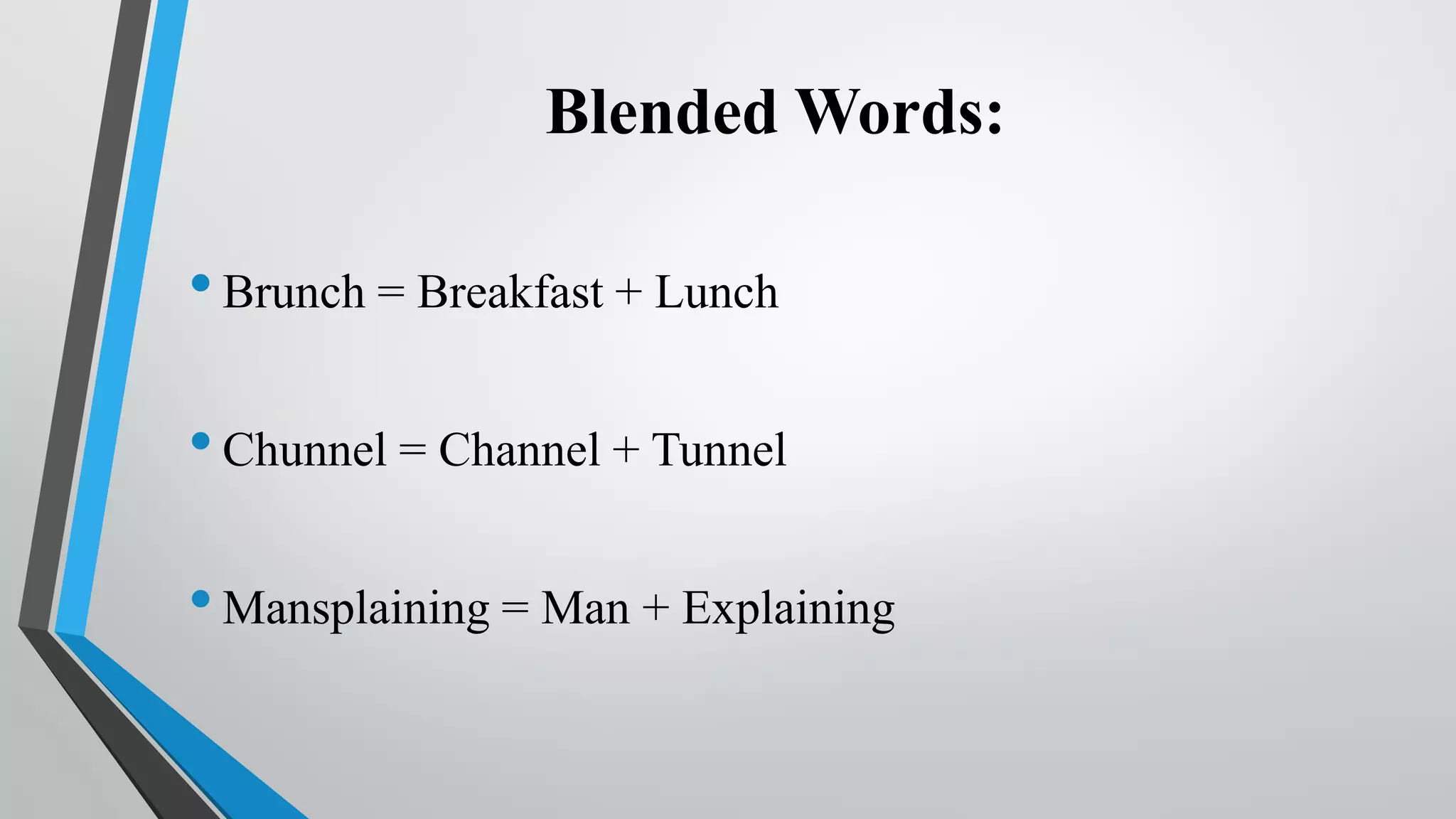 Word blends | PDF