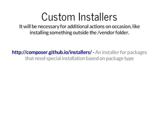 An Introduction to PHP Dependency Management With Composer | PPT