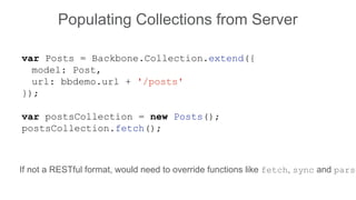 WordCamp Ann Arbor 2015 Introduction to Backbone + WP REST API | PPT