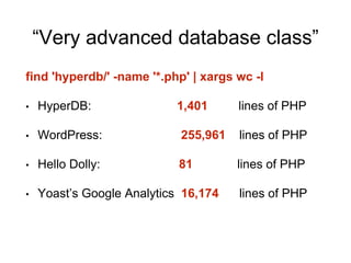 HyperDB, MySQL Performance, & Flavors of MySQL | PPTX