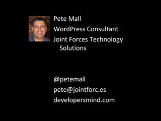 WordPress 3.0 MultiSite Features | PPT | Web Development | Internet