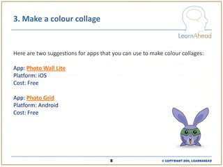 5 ideas for teaching colours using apps and mobile devices | PPT