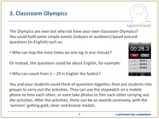 5 ideas for teaching about the topic of sport using apps and mobile ...