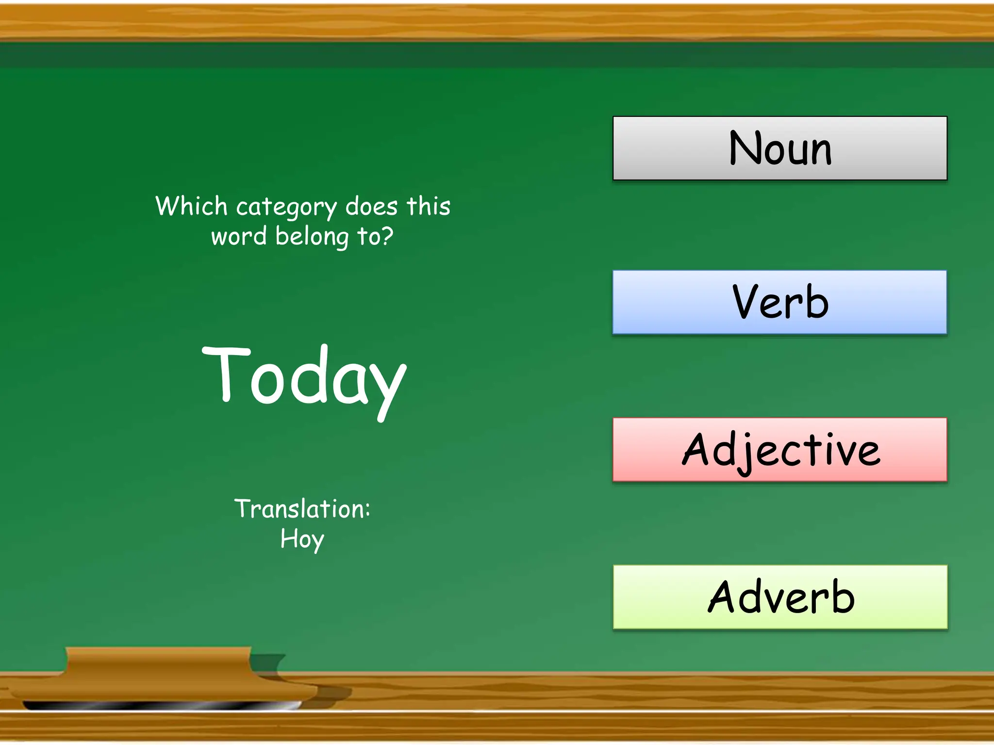 Word Categories - Clasificación de Palabras | PPTX