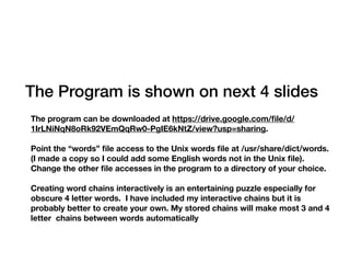 Word chains | PDF