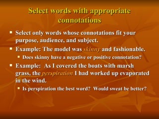 Word Choice | PPT
