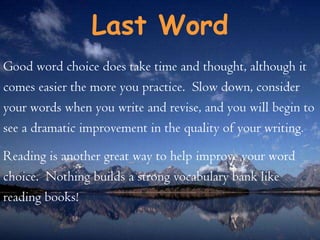 Word choice | PPTX