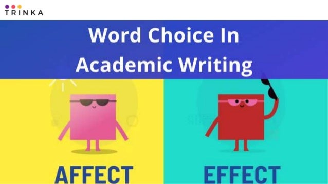 Word Choice In Academic Writing: Commonly Confused English Words | PPTX