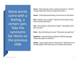 Word choice lecture | PPT