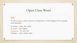 Word class | PPTX