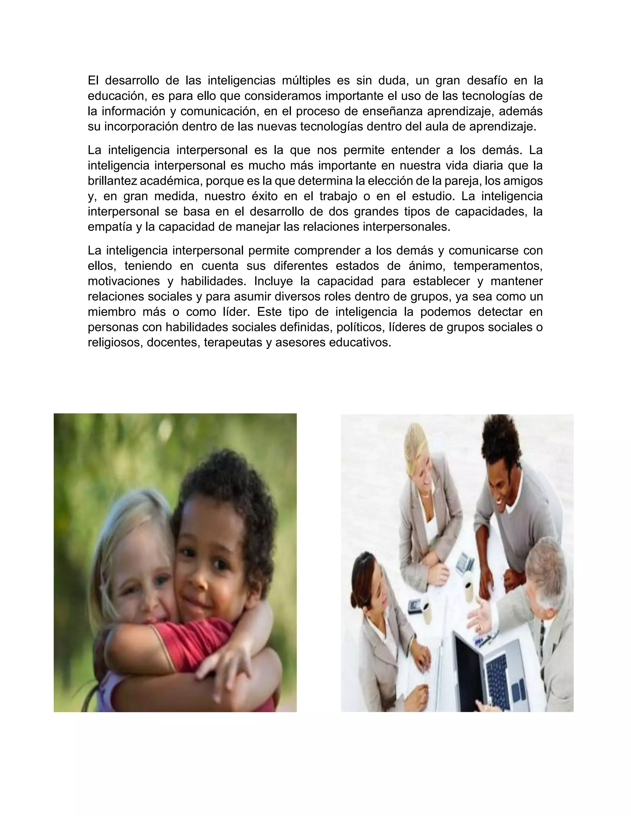 Inteligencia interpersonal | PDF