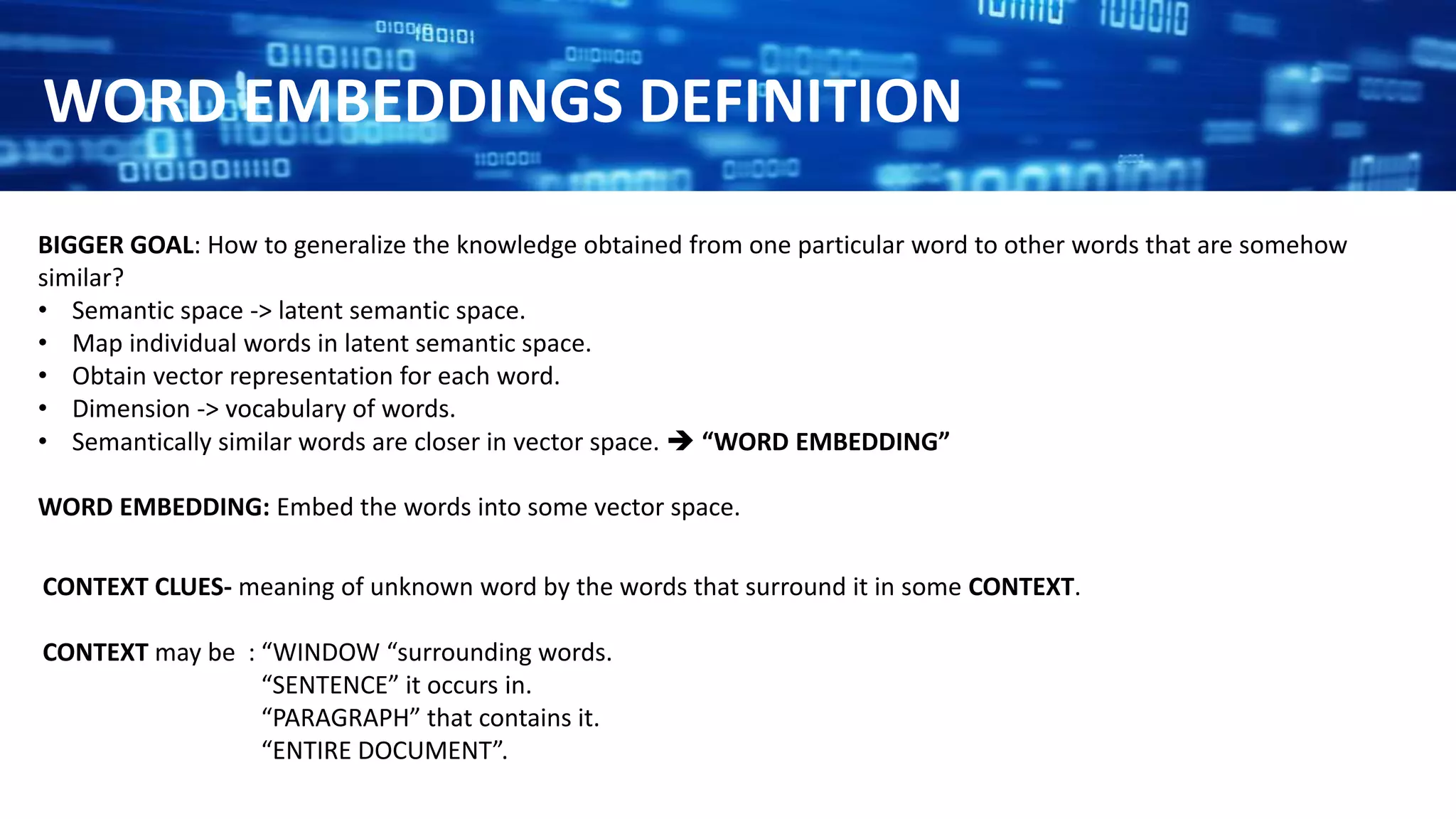 Word embeddings | PPTX