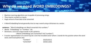 Word embeddings | PPTX