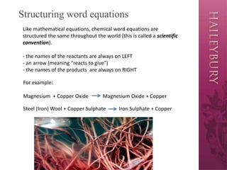 Word equations | PPTX
