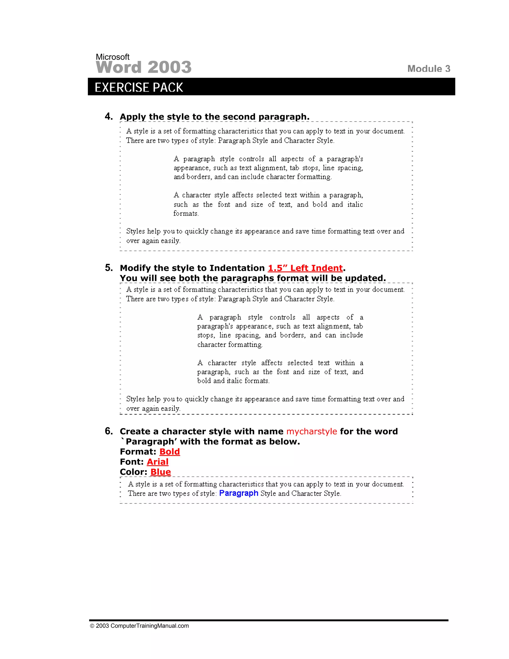 Word exercises (1) | PDF