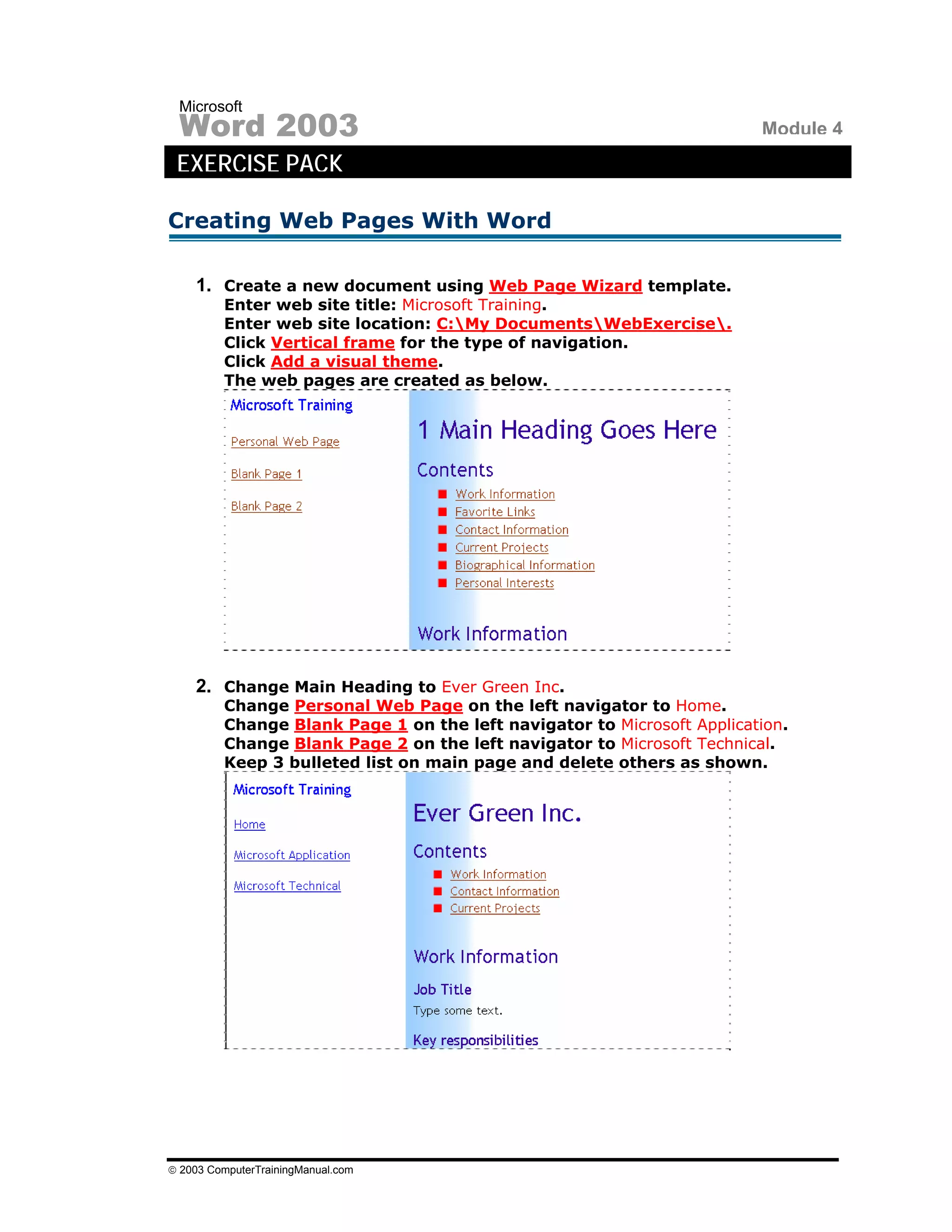 Word exercises (1) | PDF