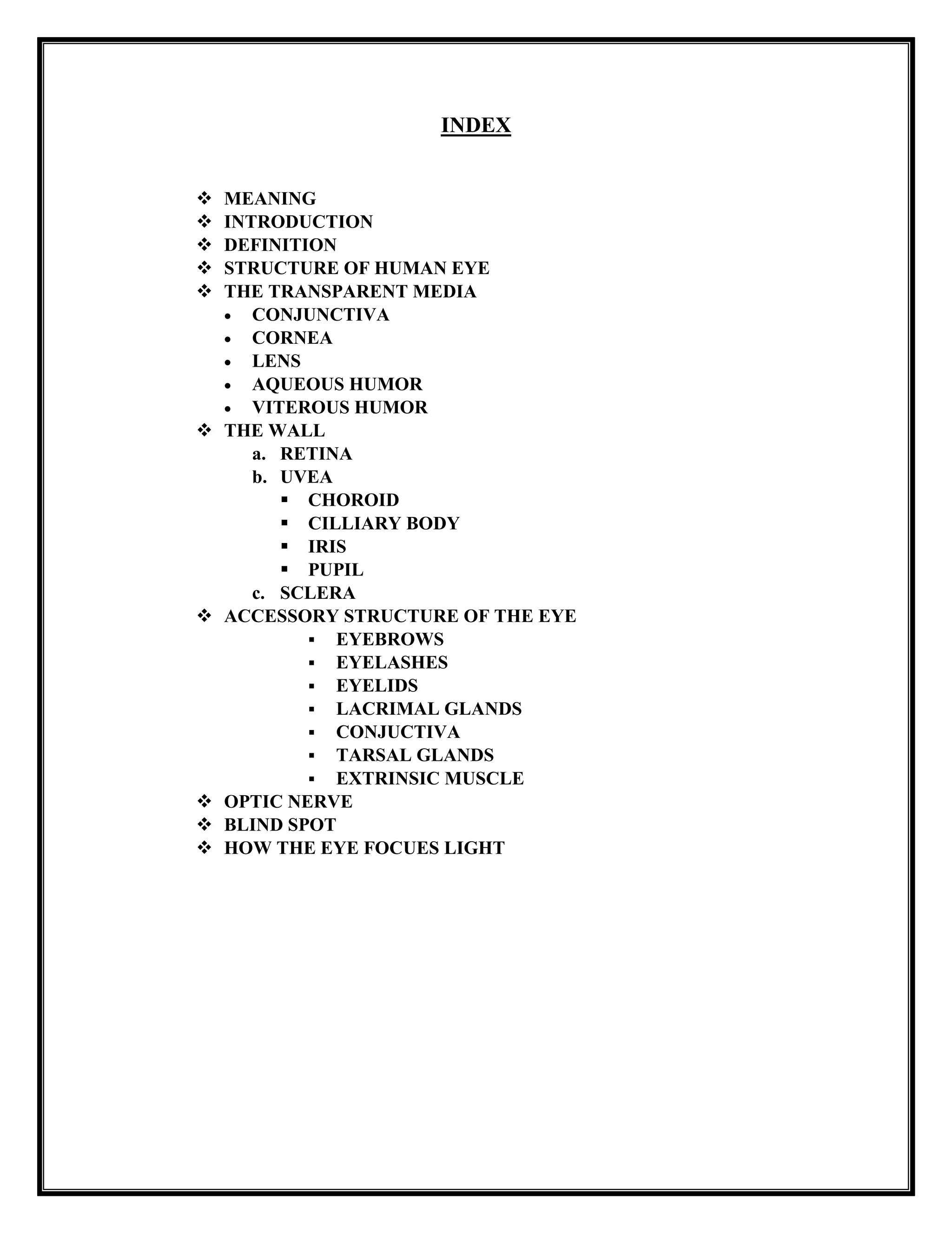Anatomy of Eye by radhika kulvi, M.Sc nursing | DOCX