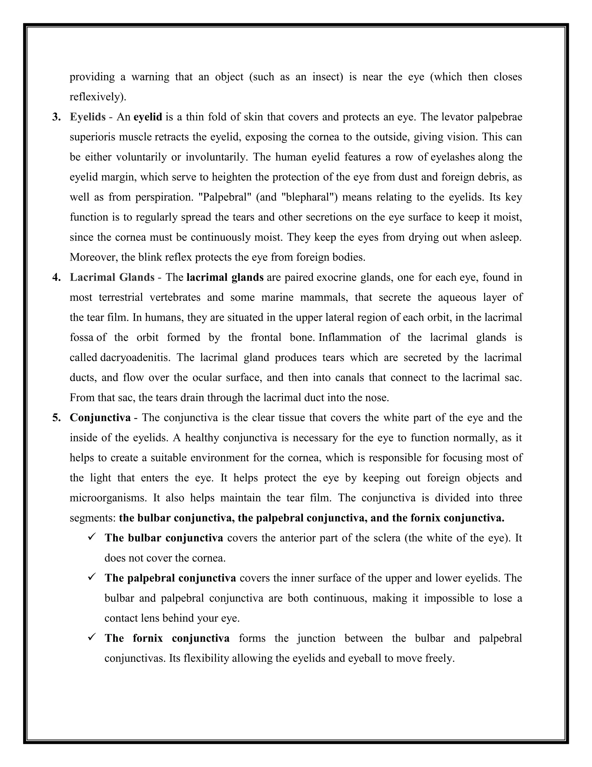 Anatomy of Eye by radhika kulvi, M.Sc nursing | DOCX