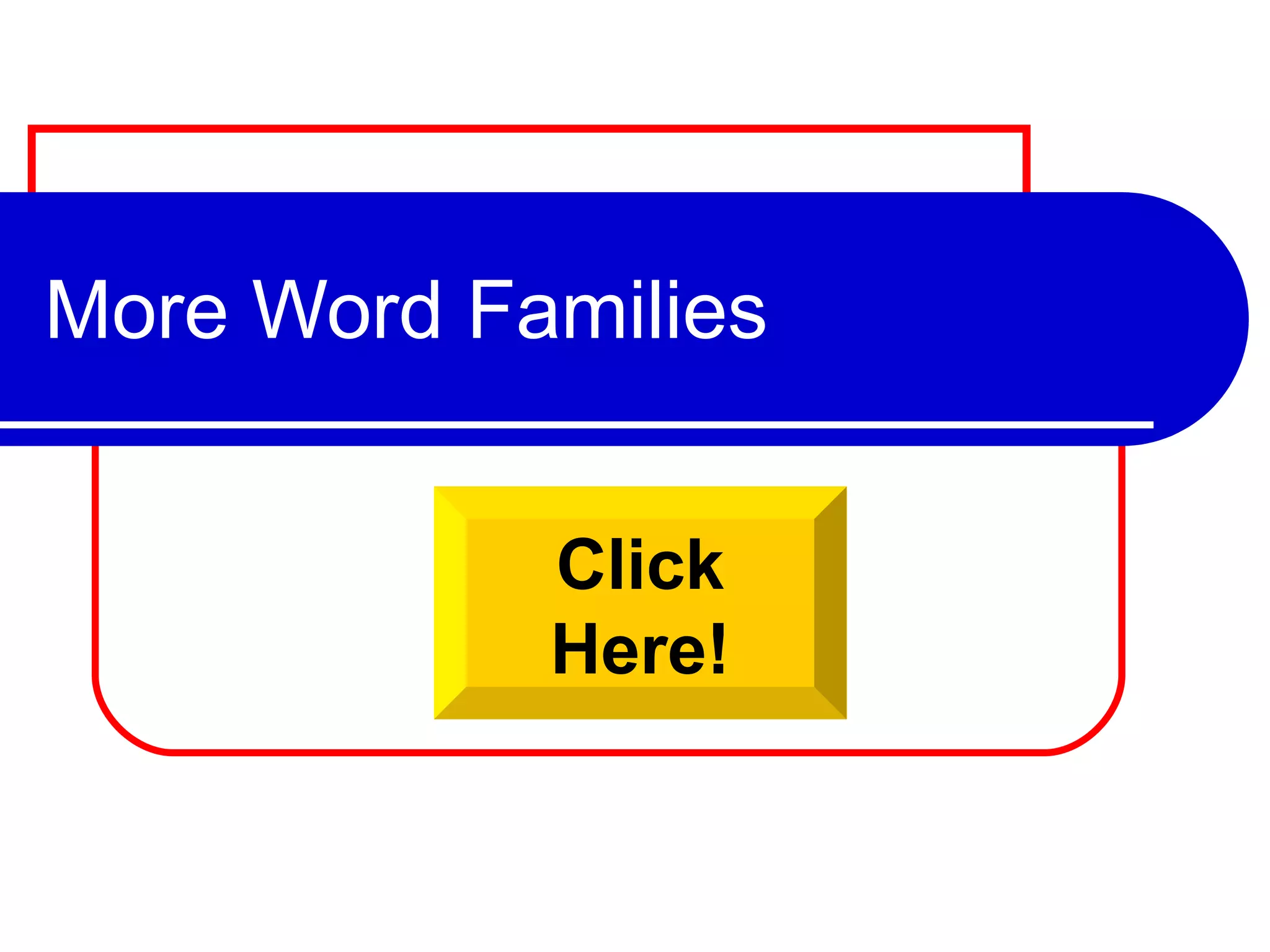 Word Families | PPT