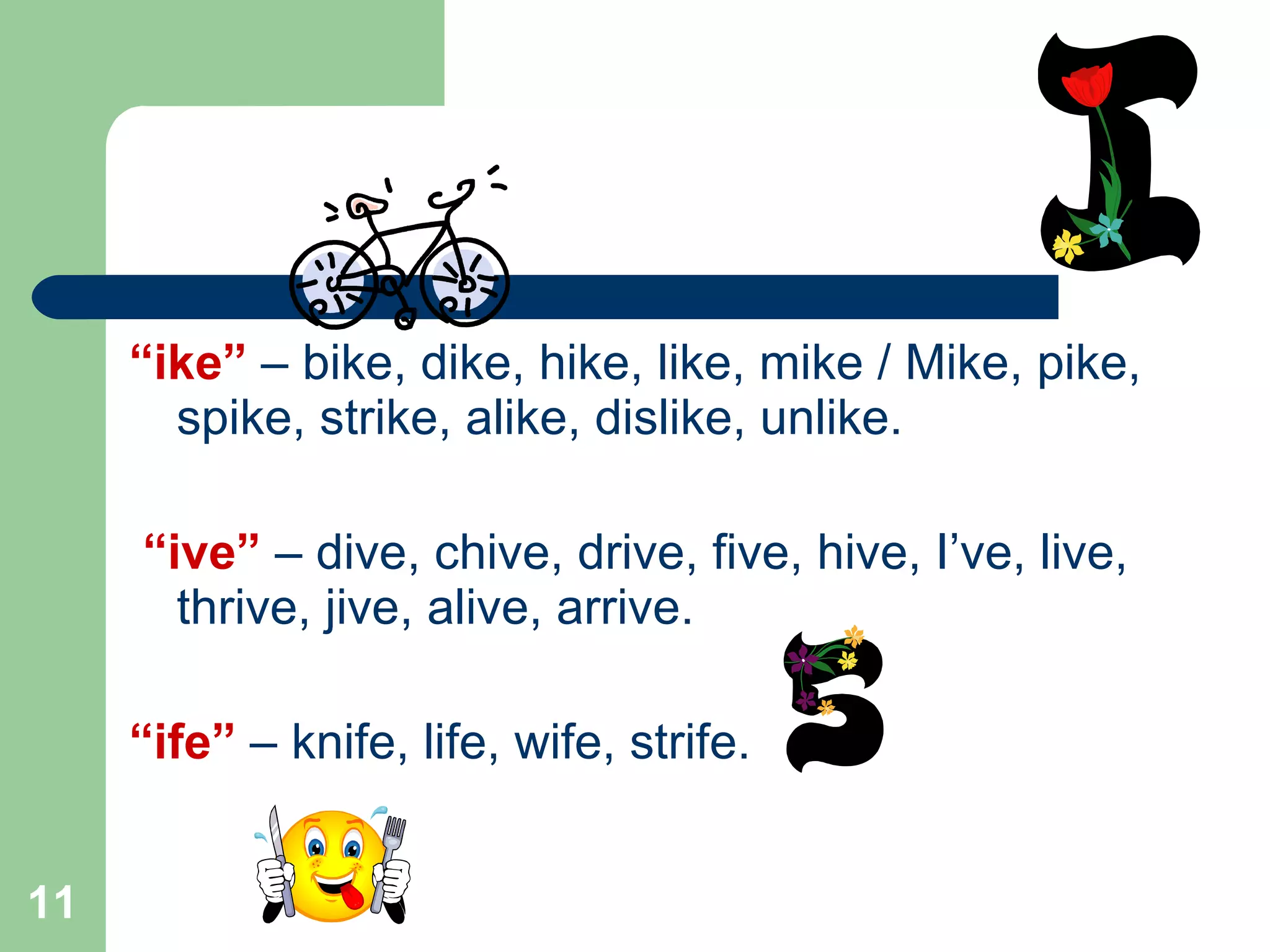 Word Families & Rhyming Words 3 | PPT
