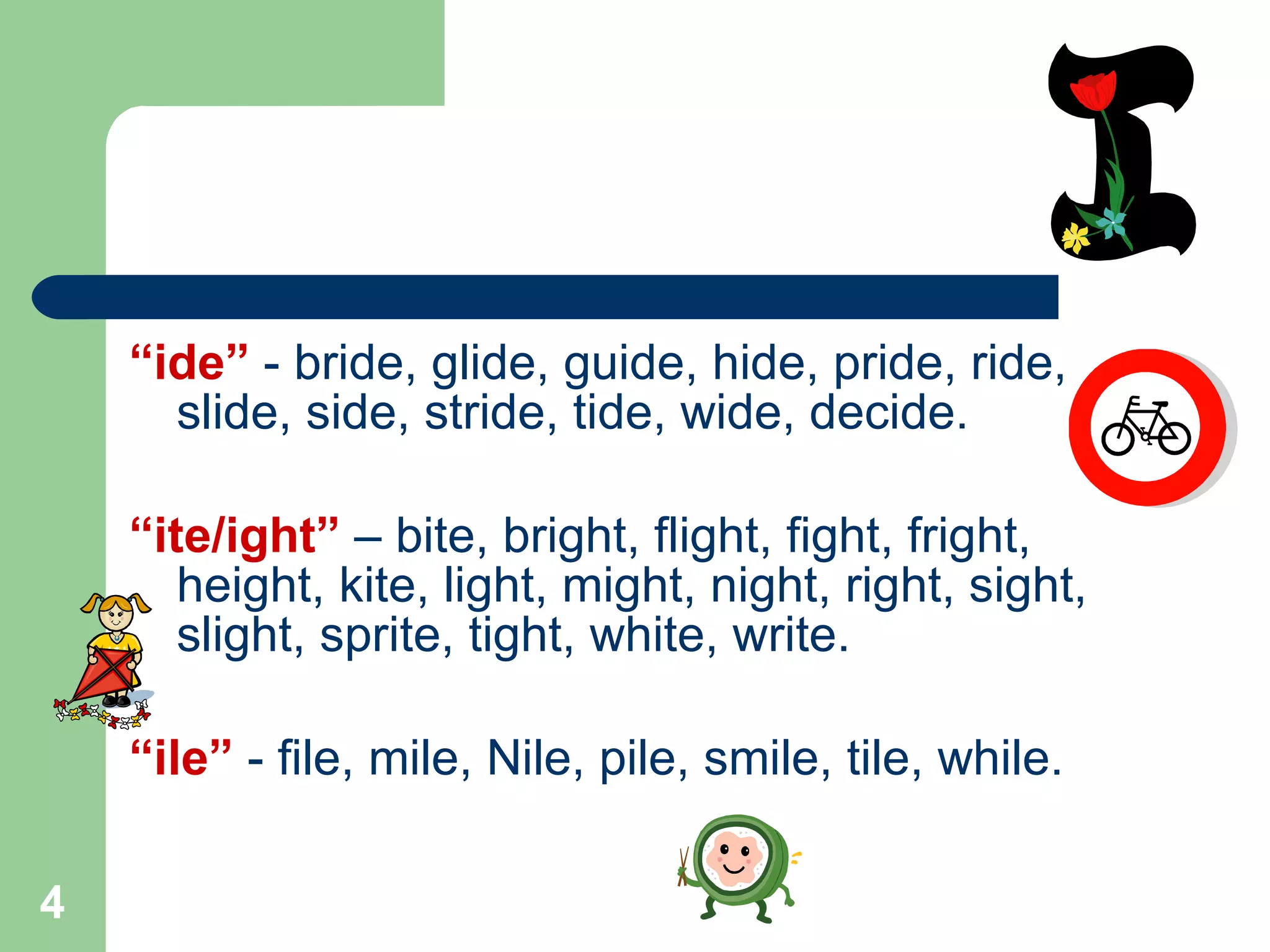 Word Families & Rhyming Words 3 | PPT