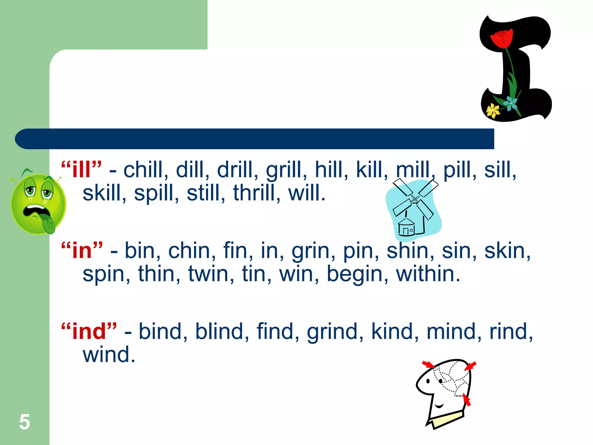 Word Families & Rhyming Words 3 | PPT