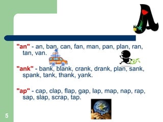 Word Families & Rhyming Words | PPT