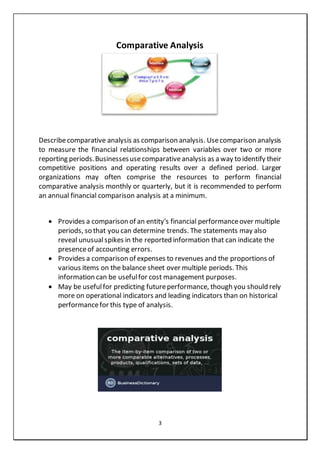 Comparative Analysis of Financial Statement Of IT industries | DOCX