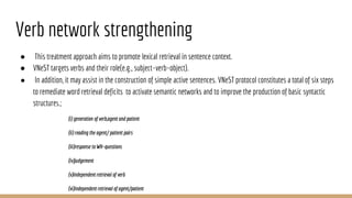 WORD FINDING TREATMENT pptx | PPT