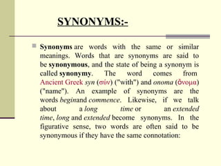 Word formation (communication skill) | PPT