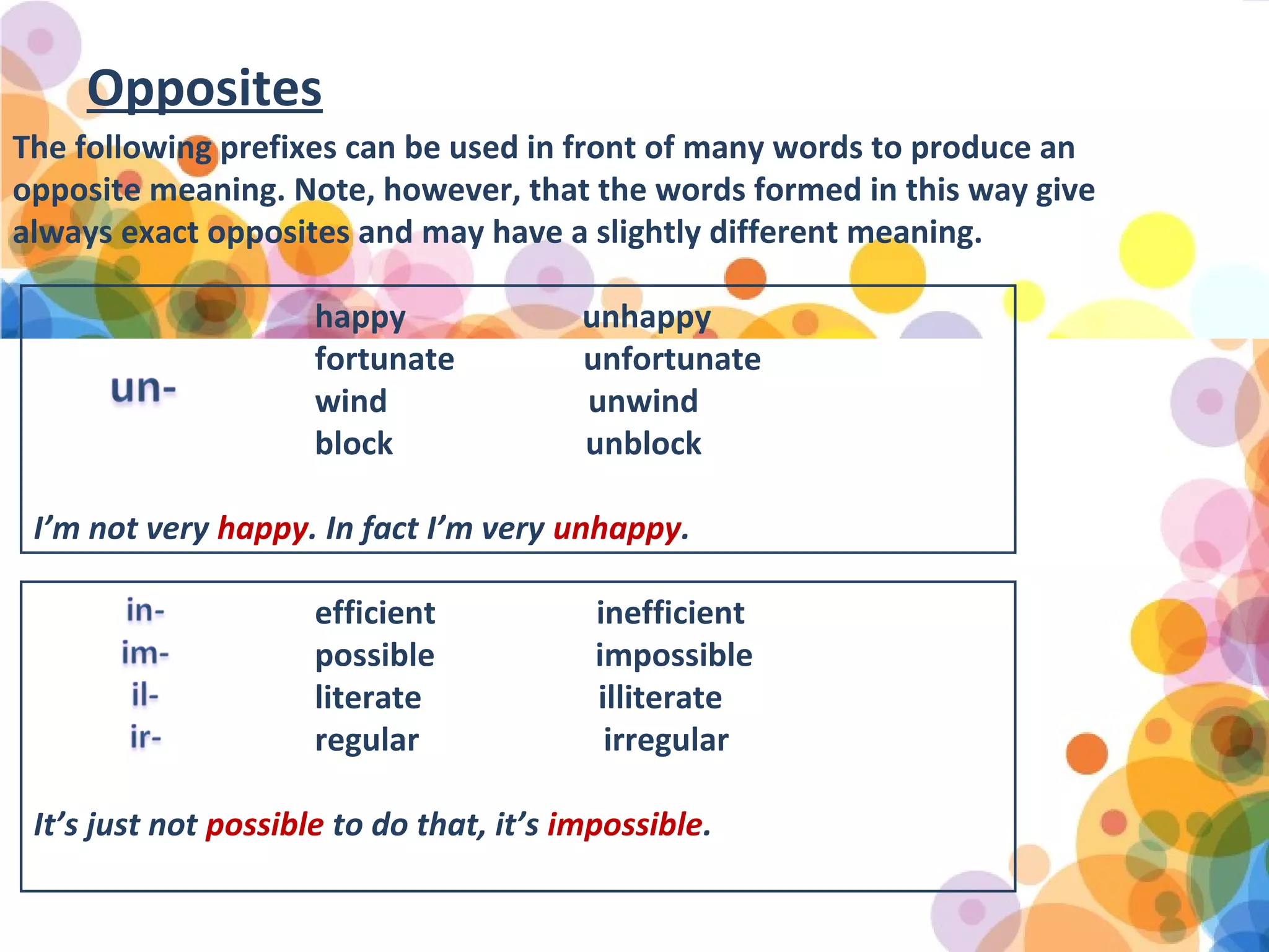 Word formation in English | PPT