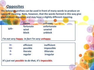 Word formation in English | PPT