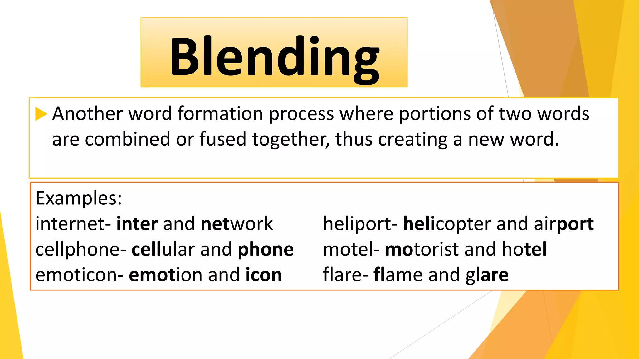 Word formation | PPTX