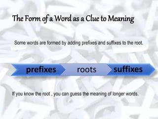Word formation | PPTX