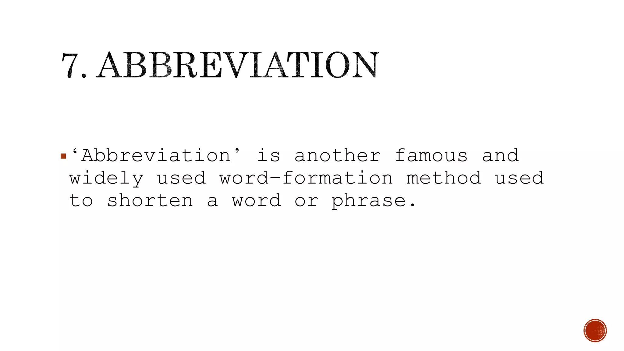 WORD FORMATION PROCESSES | PPTX
