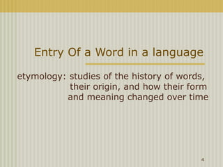 Word formation process | PPT