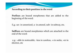 Word formation processes | PDF