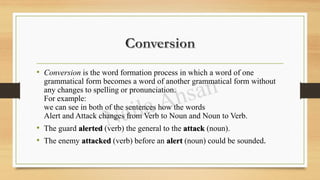 Word Formation Process in Linguistics by Naila Ahsan | PDF | Stamps and ...