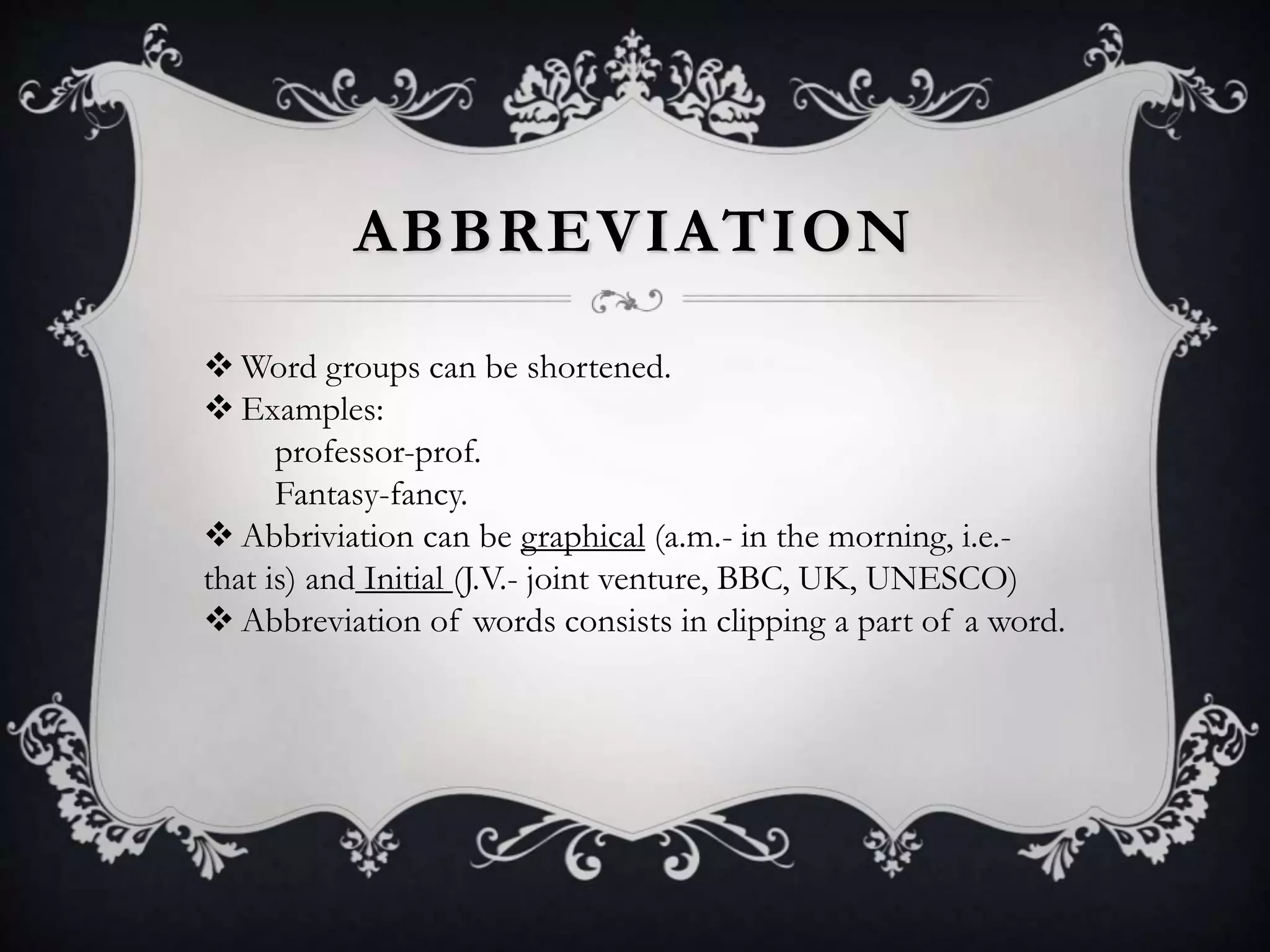 Word formation | PPT