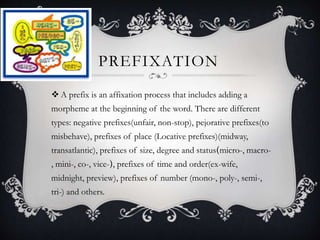 Word formation | PPT